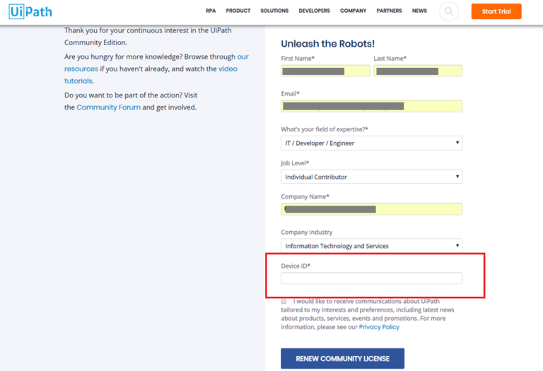 UiPath のライセンス失効時の更新手順【無償版用】｜技術ブログ tech info ilsole